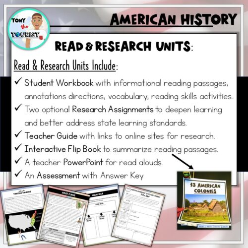American / US History Social Studies BUNDLE- No Textbook Needed! | Made ...