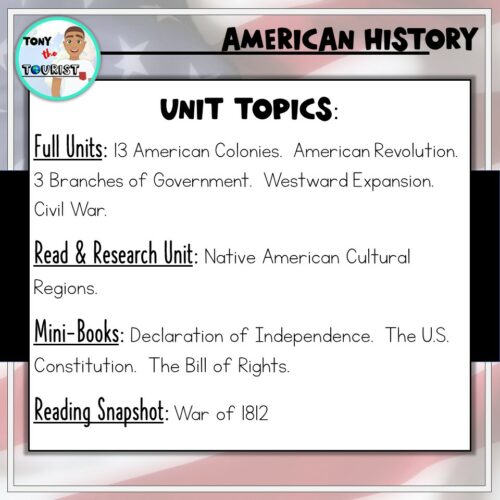 American / US History Social Studies BUNDLE- No Textbook Needed! | Made ...