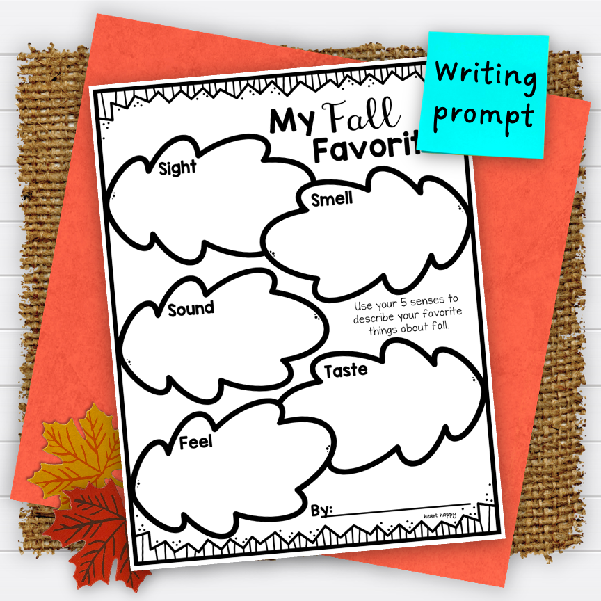 Fall Self Portrait with Leaf Crown Craft & Prompt | Fall Craft | Made ...