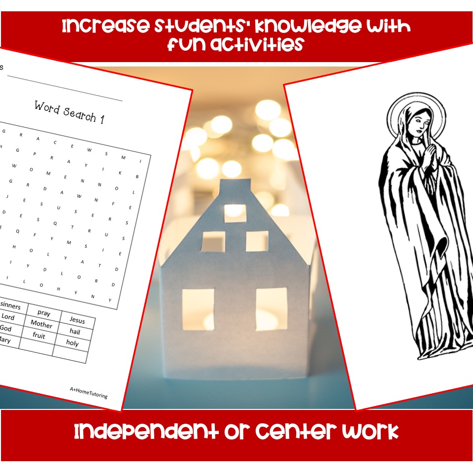 Mary Blessed Mother Mini Packet: Reading Comprehension & Activities ...