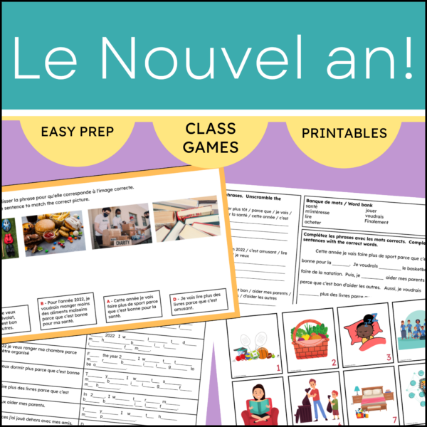 French New Year's Activities, Slides, Worksheets | Made By Teachers