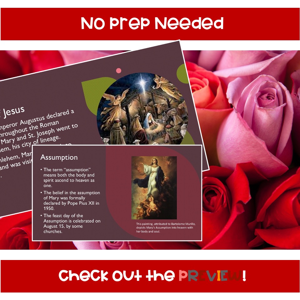 Mary, Mother of the Church PowerPoint Presentation | Made By Teachers