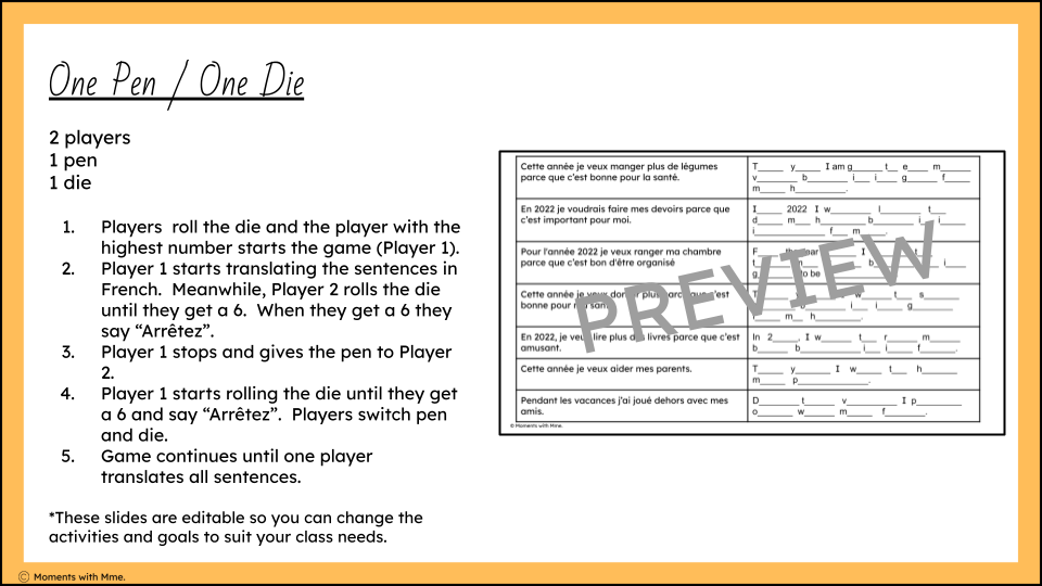 French New Year's Activities, Slides, Worksheets | Made By Teachers