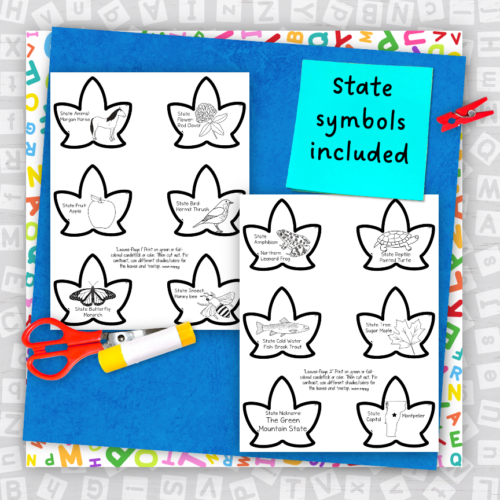 Vermont Sugar Maple Tree State Symbols Craft | Fall Craft | Made By ...