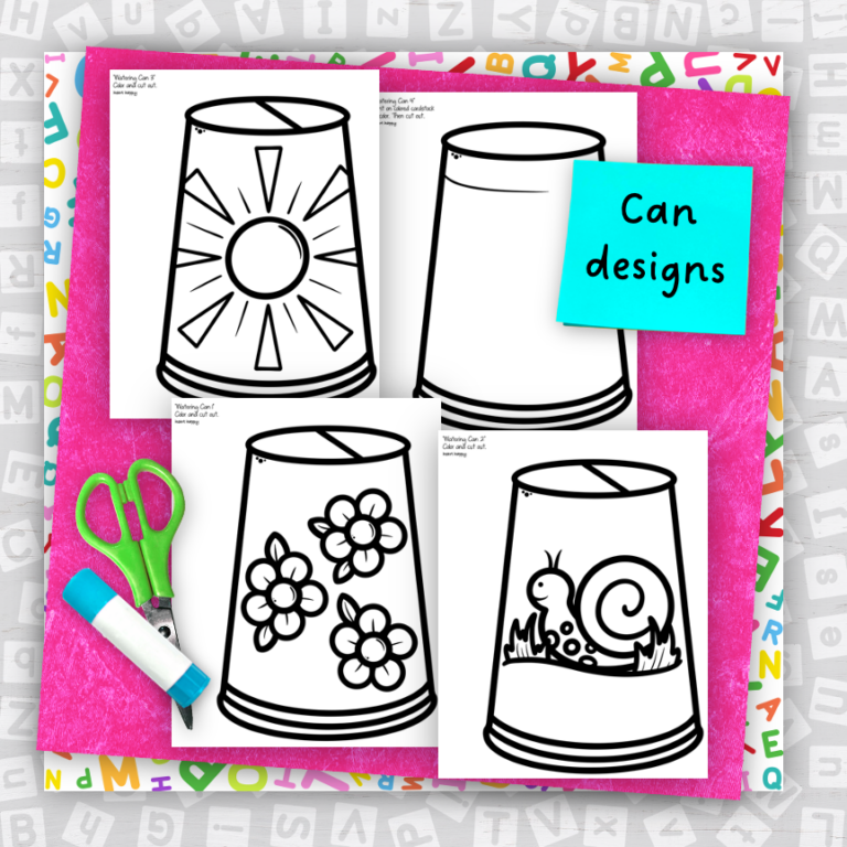 Watering Can Spring Craft with Optional Writing Prompts | Made By Teachers