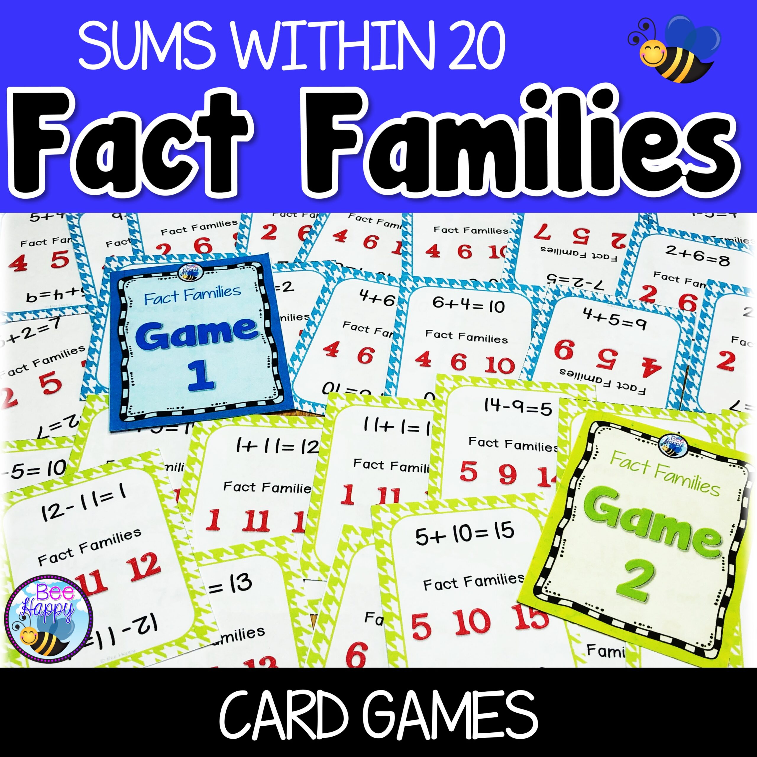 Fact Families Game Sums Within 10 And 20 Made By Teachers Fact Families Game Sums Within 10 And 20 Made By Teachers