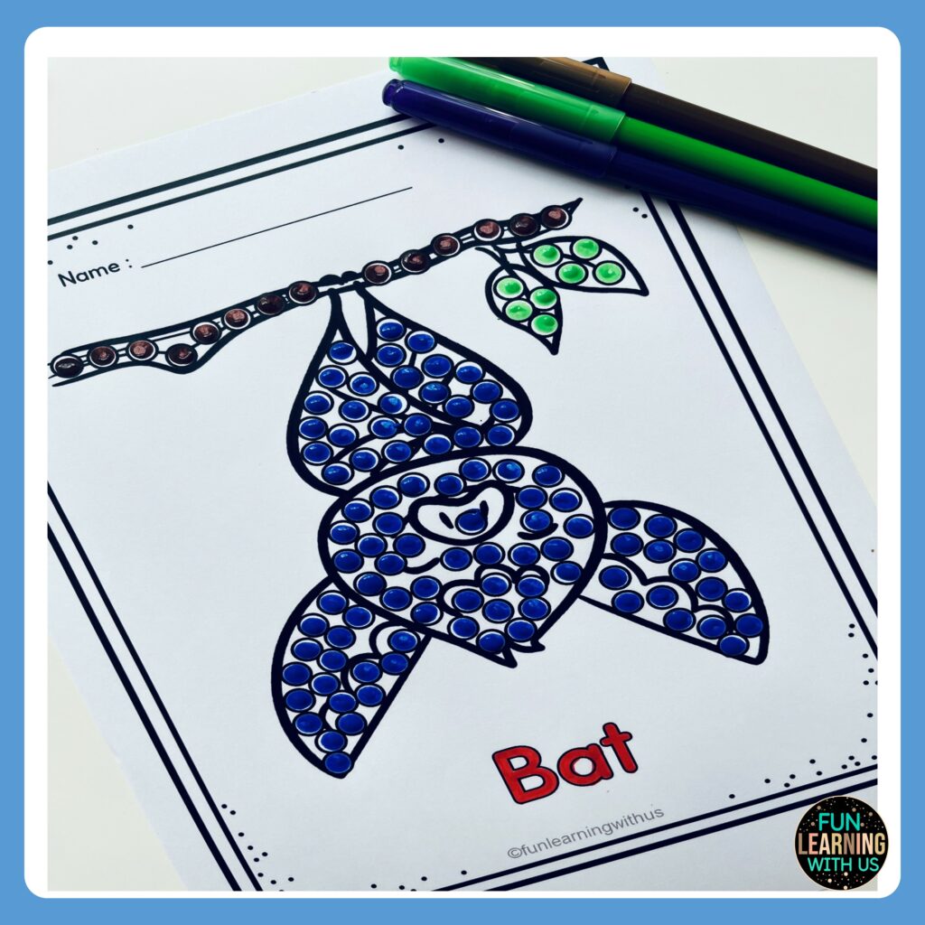 Hibernating Animals Q Tip Painting | Animal That Hibernate in Winter ...