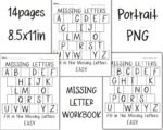 Missing Letters Worksheet, ABC Worksheet, Printable Worksheets ...