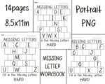 Missing Letters Worksheet, ABC Worksheet, Printable Worksheets ...