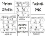 Missing Letters Worksheet, ABC Worksheet, Printable Worksheets ...