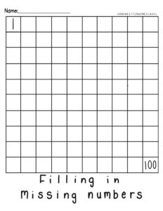 1st grade Worksheets, Missing Numbers Worksheets, Kindergarten ...