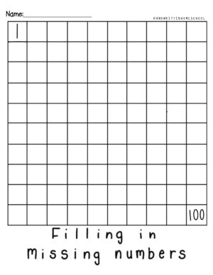 1st grade Worksheets, Missing Numbers Worksheets, Kindergarten ...