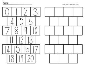 1st grade Worksheets, Missing Numbers Worksheets, Kindergarten ...