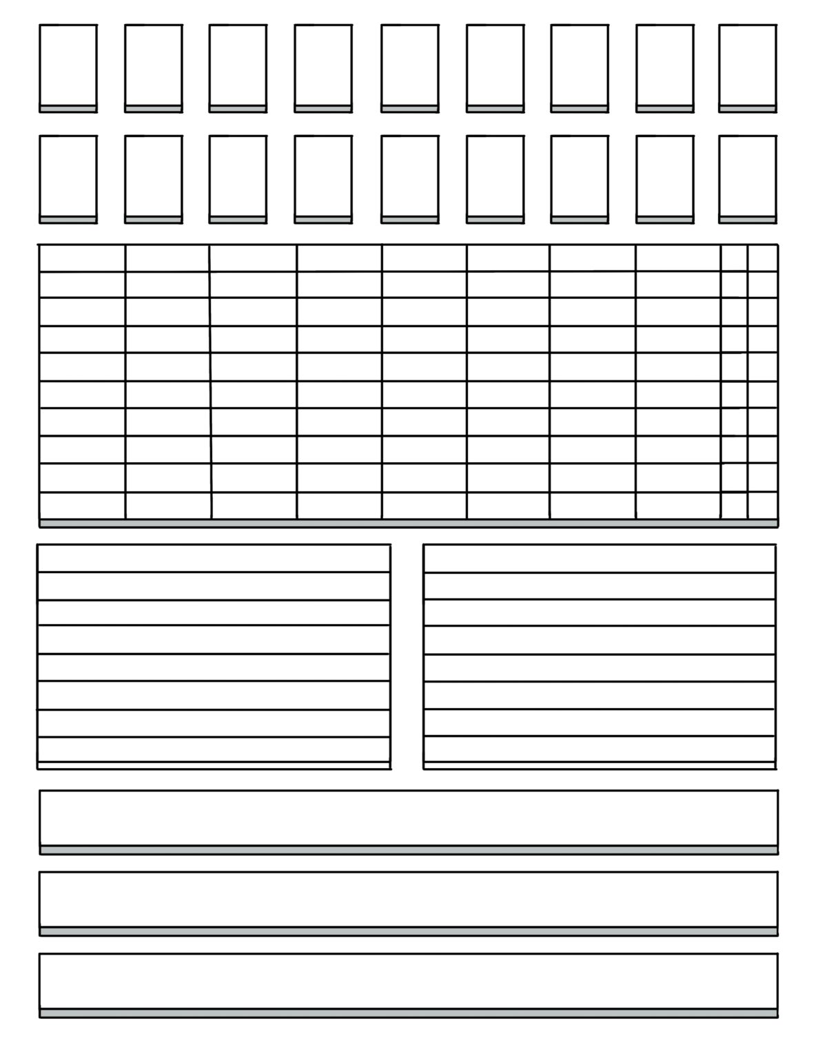 Printable Planner Pages, Daily Planner, Weekly Planner, Monthly Planner ...