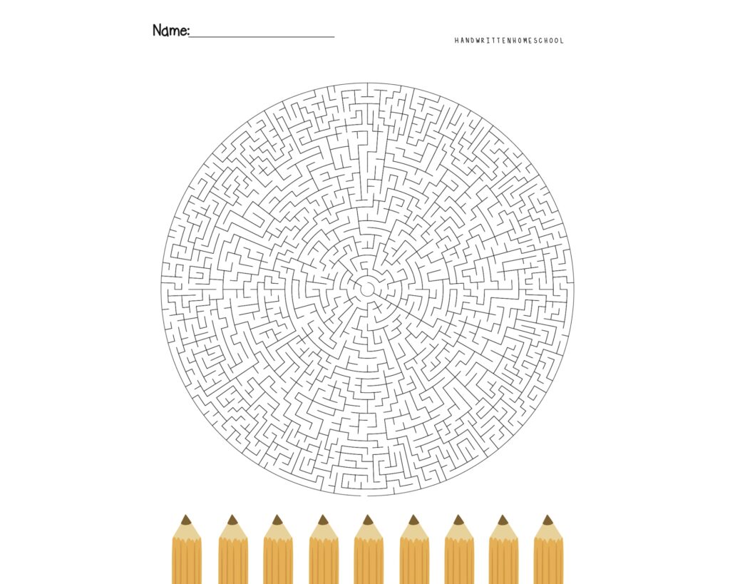 23 Mazes, Printable Mazes, Standard Maze Worksheets,Maze Worksheets, K ...