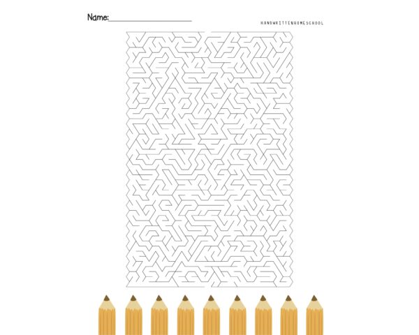 23 Mazes, Printable Mazes, Standard Maze Worksheets,Maze Worksheets, K-5, Maze workbook ...