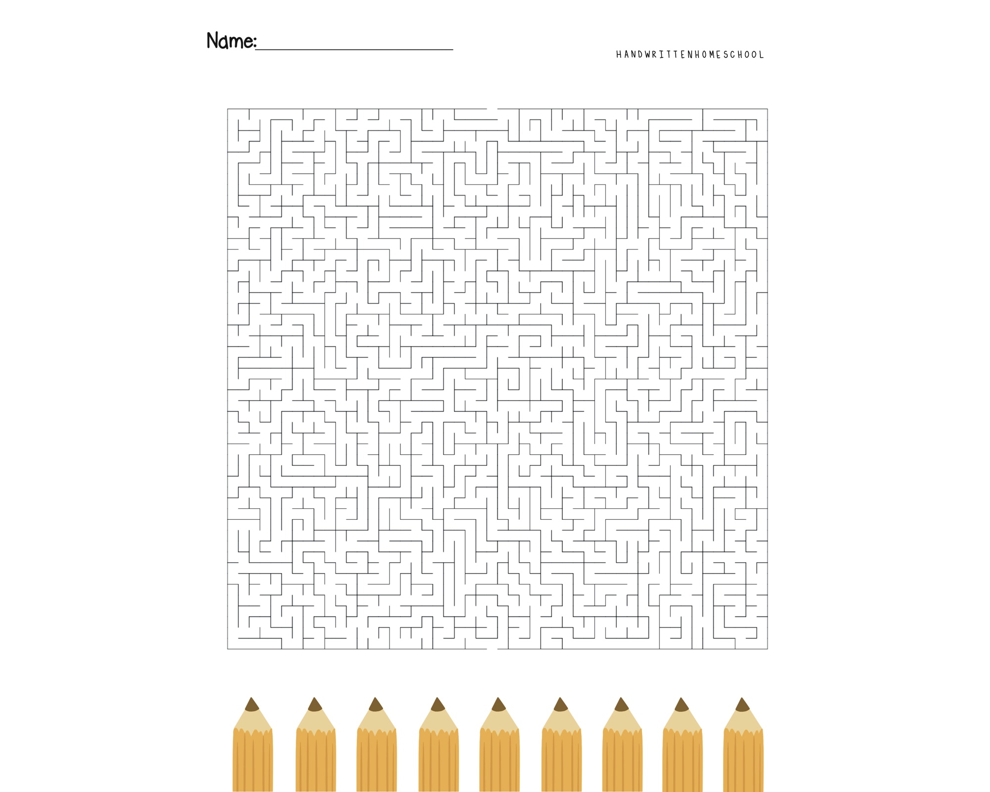 23 Mazes, Printable Mazes, Standard Maze Worksheets,Maze Worksheets, K ...