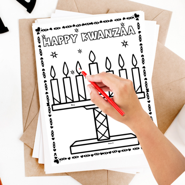 Happy Kwanzaa Coloring Pages ,December Activities for Kids | Made By ...