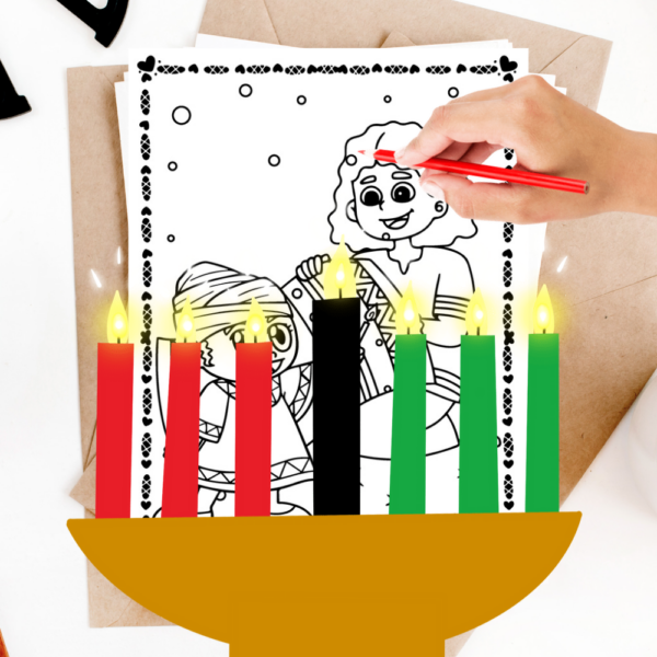 Happy Kwanzaa Coloring Pages ,December Activities for Kids | Made By ...