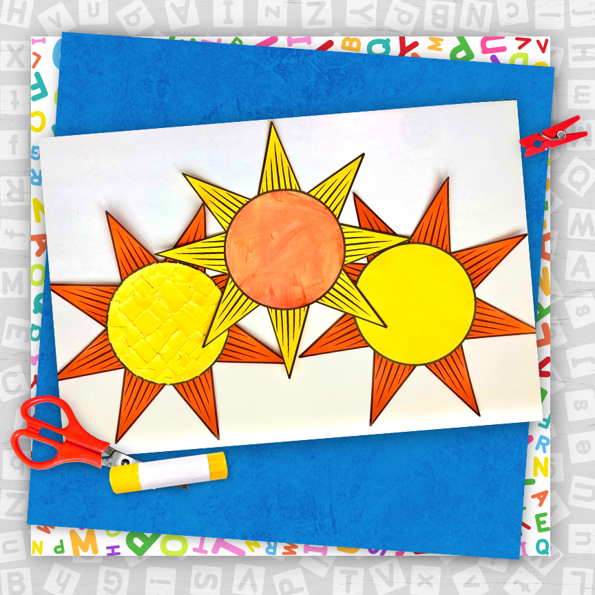Sun Craft | Summer Craft | Shapes Craft | Made By Teachers