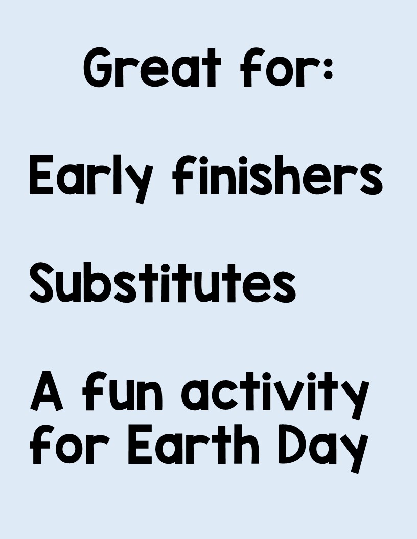 Earth Day Coordinate Plane Mystery Graphing Pictures 4-Quadrant - Made ...