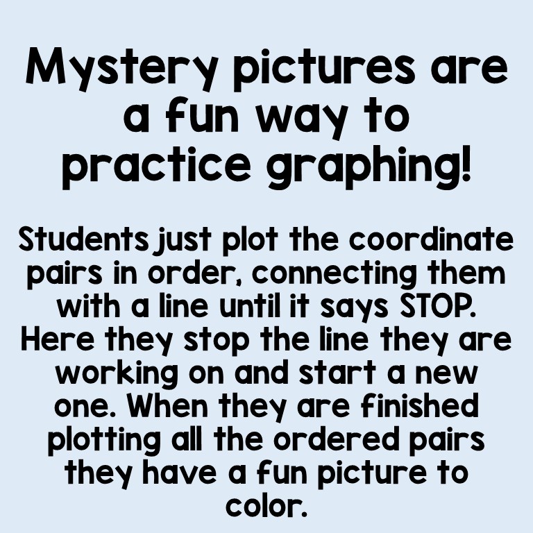 Easter Coordinate Plane Mystery Graphing Pictures 4-Quadrant | Made By ...