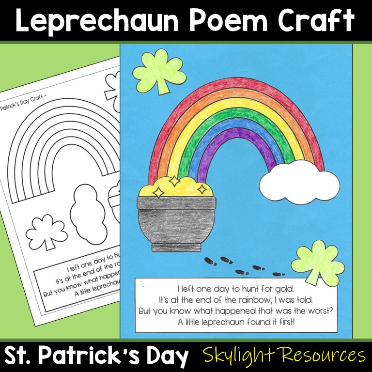 St. Patrick's Day Craft with Fun Leprechaun Poem | Made By Teachers