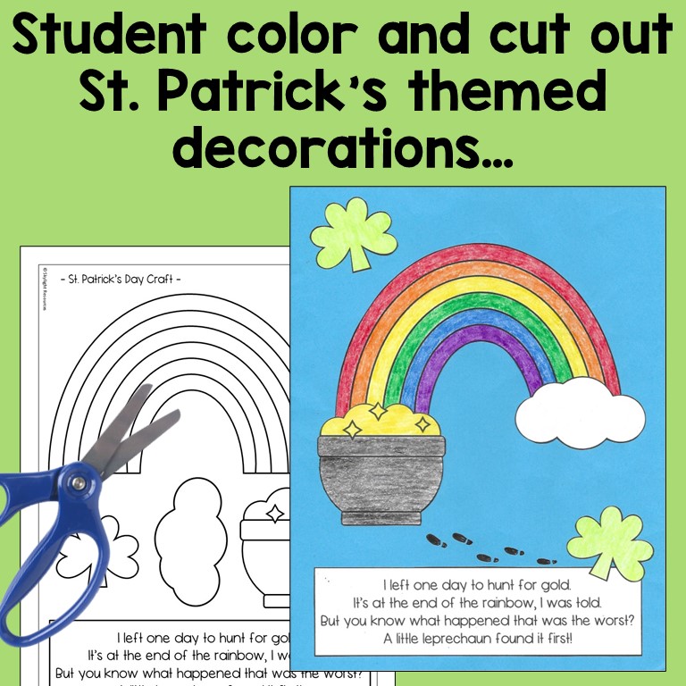 St. Patrick's Day Craft with Fun Leprechaun Poem | Made By Teachers