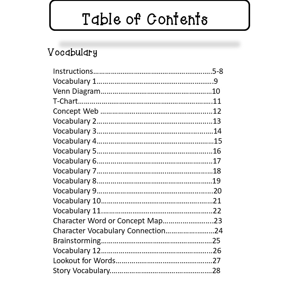 20 Vocabulary | Graphic Organizers | Grades 3rd-8th | & Digital Access ...