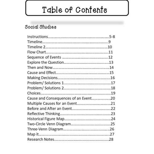 20 Social Studies | Graphic Organizers | Grades 3rd-8th | & Digital ...