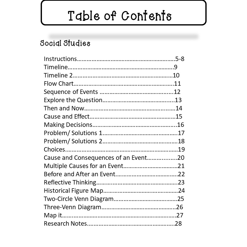 20 Social Studies | Graphic Organizers | Grades 3rd-8th | & Digital ...