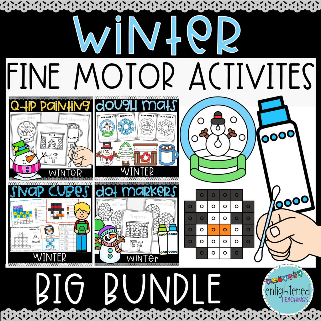 Winter Fine Motor Activities BUNDLE | Made By Teachers