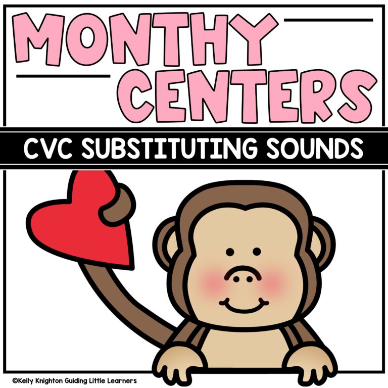 Phoneme Substitution l February Literacy Centers l CVC Word Work | Made ...