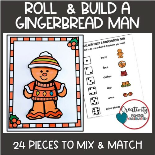 Gingerbread Man Craft for Build or Roll a Gingerbread Man Dice Game ...