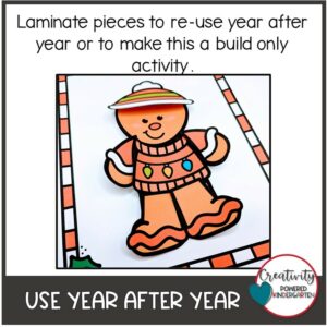 Gingerbread Man Craft for Build or Roll a Gingerbread Man Dice Game ...