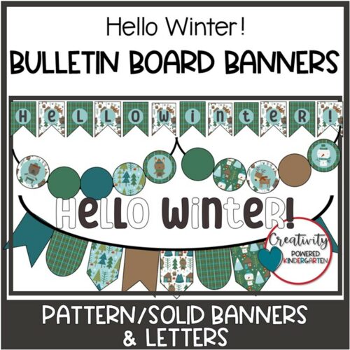 Winter Bulletin Board Borders Hello Winter Classroom Decor, Classroom ...