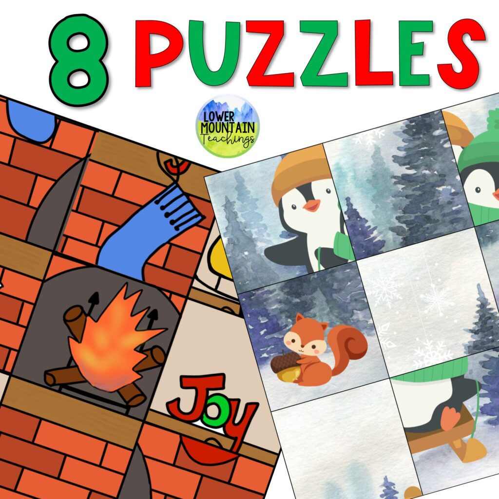 Winter Holiday Puzzles | Made By Teachers