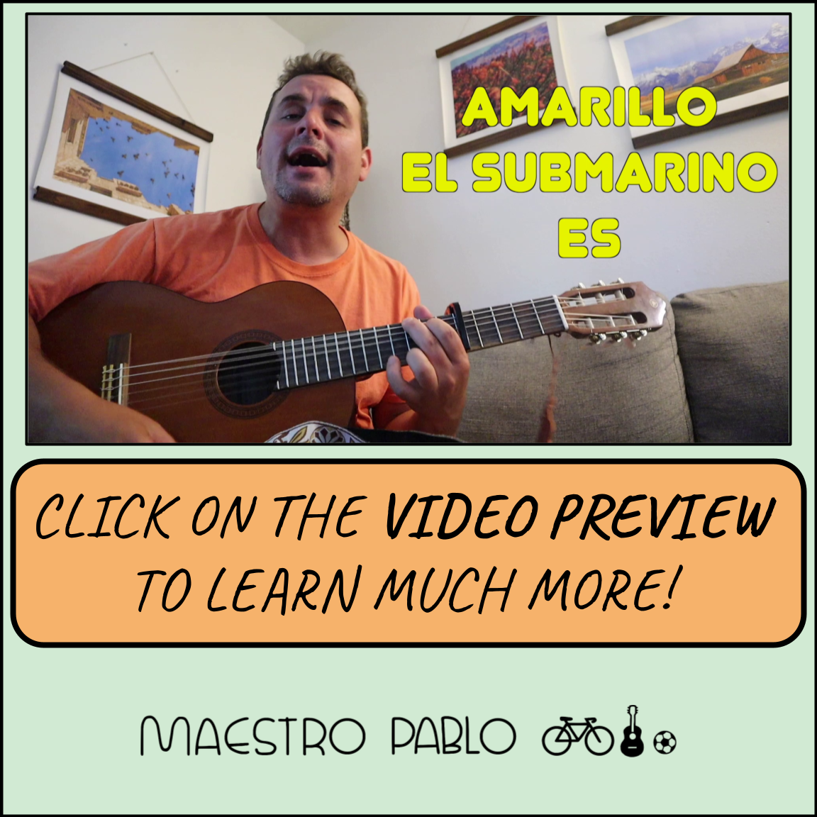 Submarino Amarillo | Song Video and Printable Worksheets | Made By Teachers