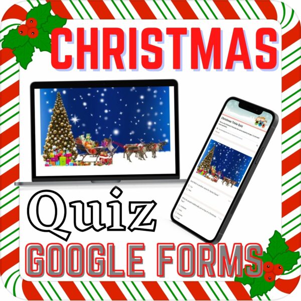 Christmas Trivia fun Quiz on Google Forms | Made By Teachers