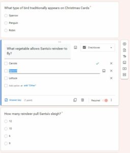 Christmas Trivia fun Quiz on Google Forms | Made By Teachers