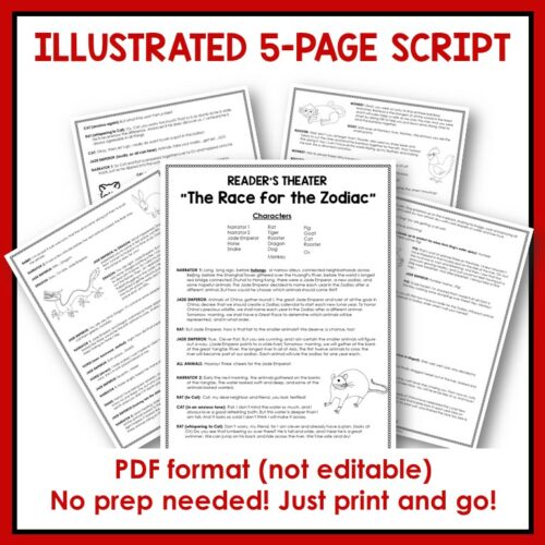 Chinese New Year Readers Theater Script - Lunar New Year - The Great ...