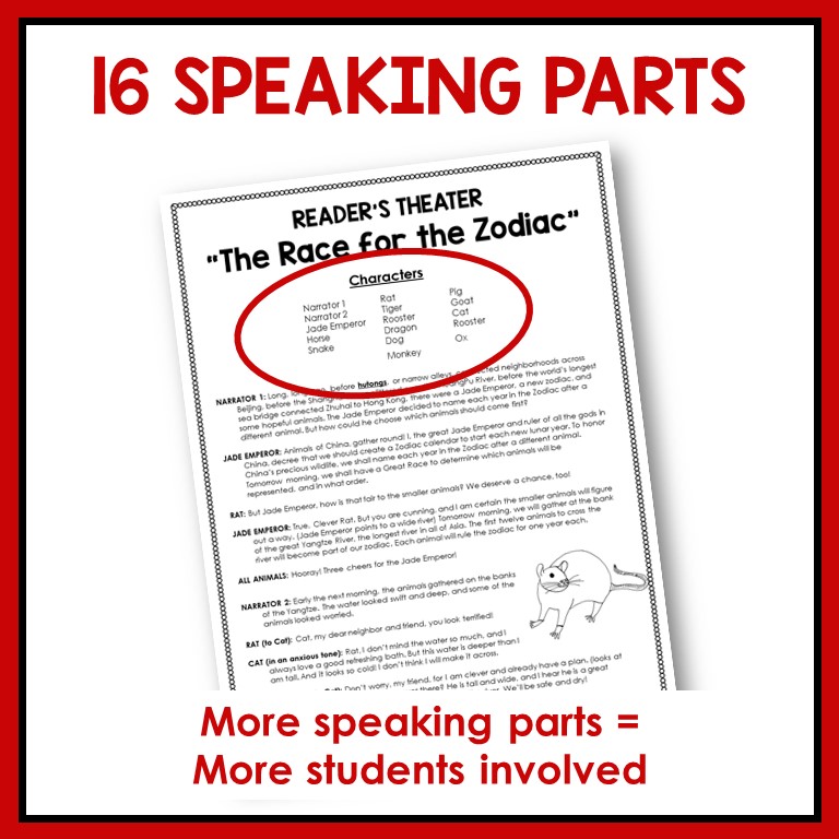 Chinese New Year Readers Theater Script - Lunar New Year - The Great ...