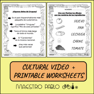 Uruguay | Cultural Video Lesson and Printable Worksheets (Facts ...