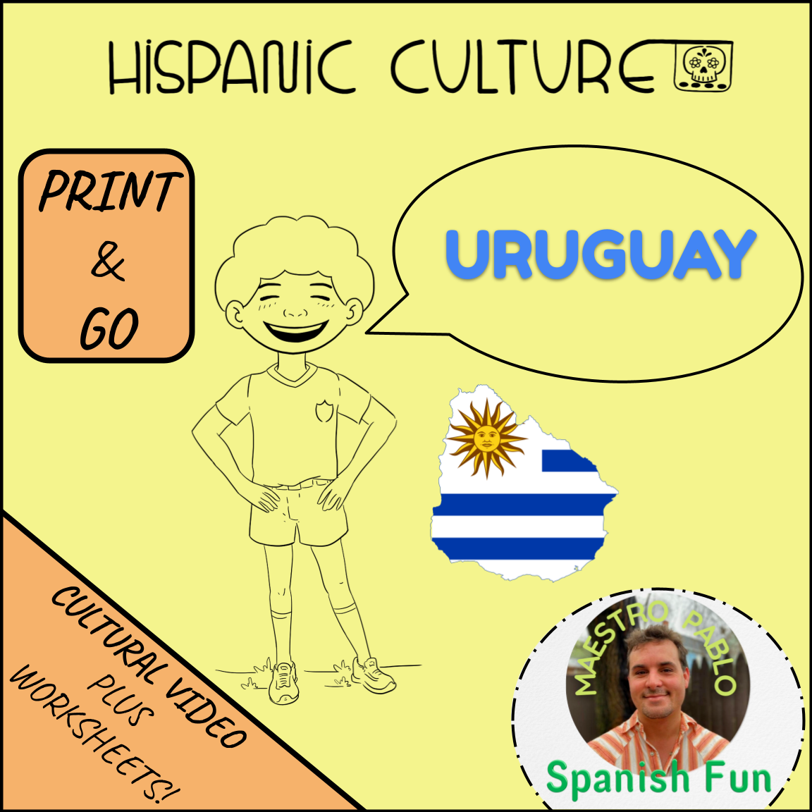 Uruguay | Cultural Video Lesson and Printable Worksheets (Facts ...