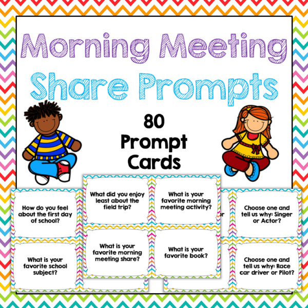 Morning Meeting Share Questions | Made By Teachers