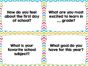 Morning Meeting Share Questions | Made By Teachers