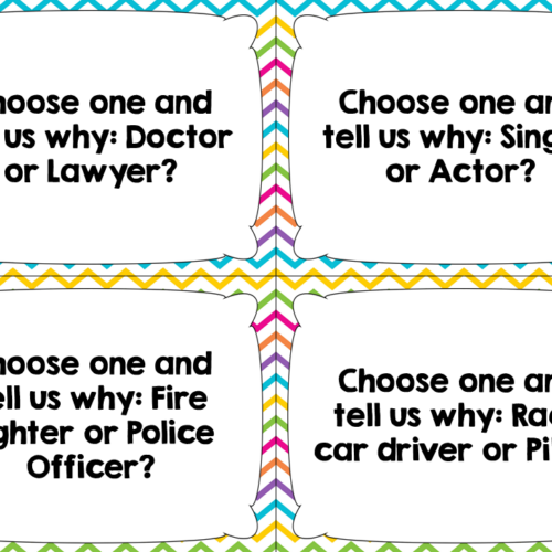 Morning Meeting Share Questions | Made By Teachers