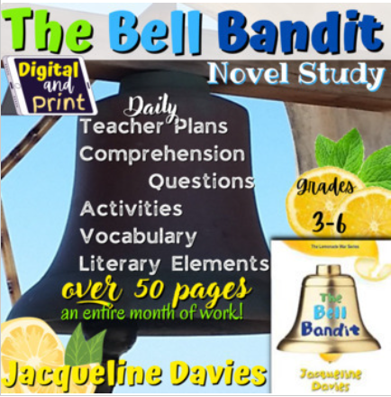 The Bell Bandit Novel Study Comprehension Questions Skill Based Lessons ...