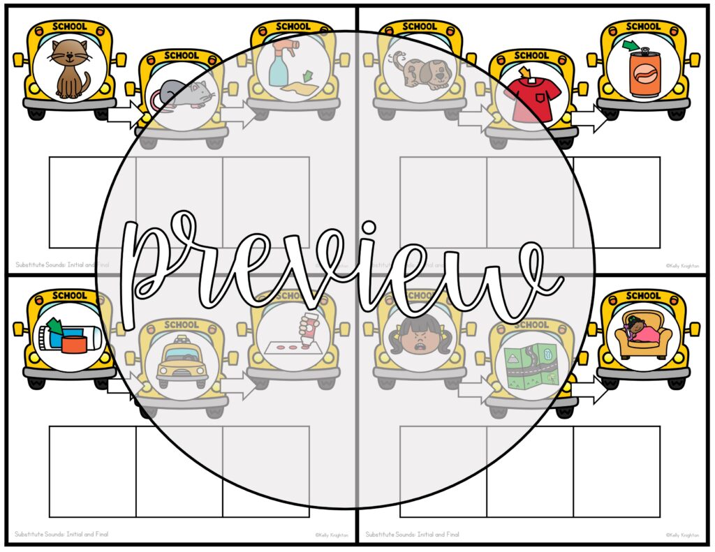 Phoneme Substitution l August Back-to-School Literacy Centers l CVC ...