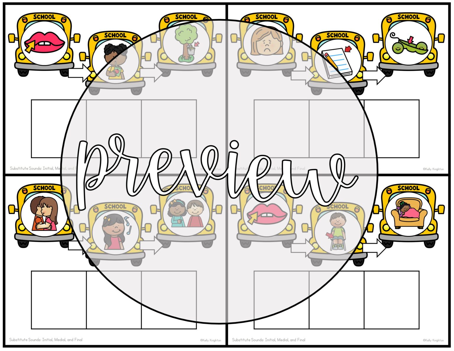 Phoneme Substitution l August Back-to-School Literacy Centers l CVC ...